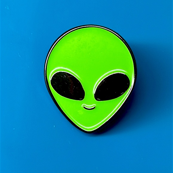 new | Jewelry | New Alien Lapel Pin | Poshmark